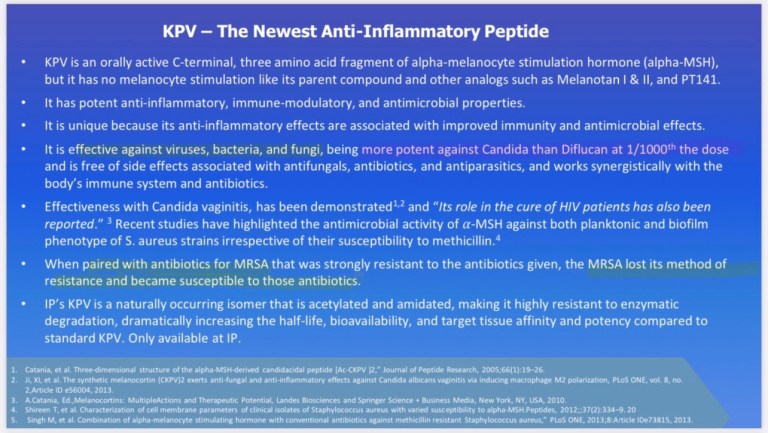 How the KPV peptide calmed our mast cells, GI tract, and inflammation ...
